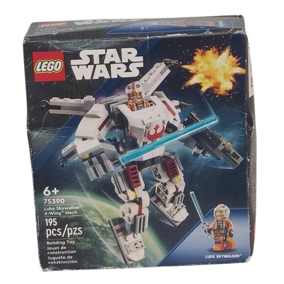 Lego | Toys | Lego Star Wars Luke Skywalker Xwing Mech 7539 | Poshmark